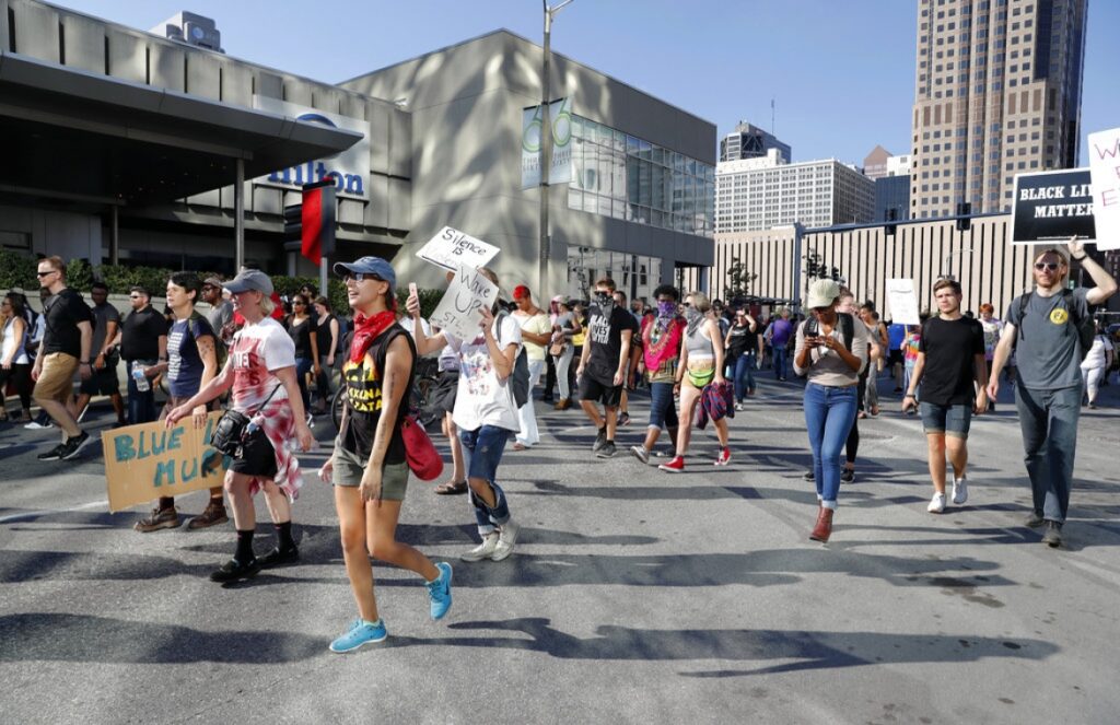 Tear gassed after leaving protest, woman can continue with First ...